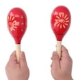 2 Pcs Wooden Maracas Percussion Instrument, Teaching Aids, Musical Toy ...