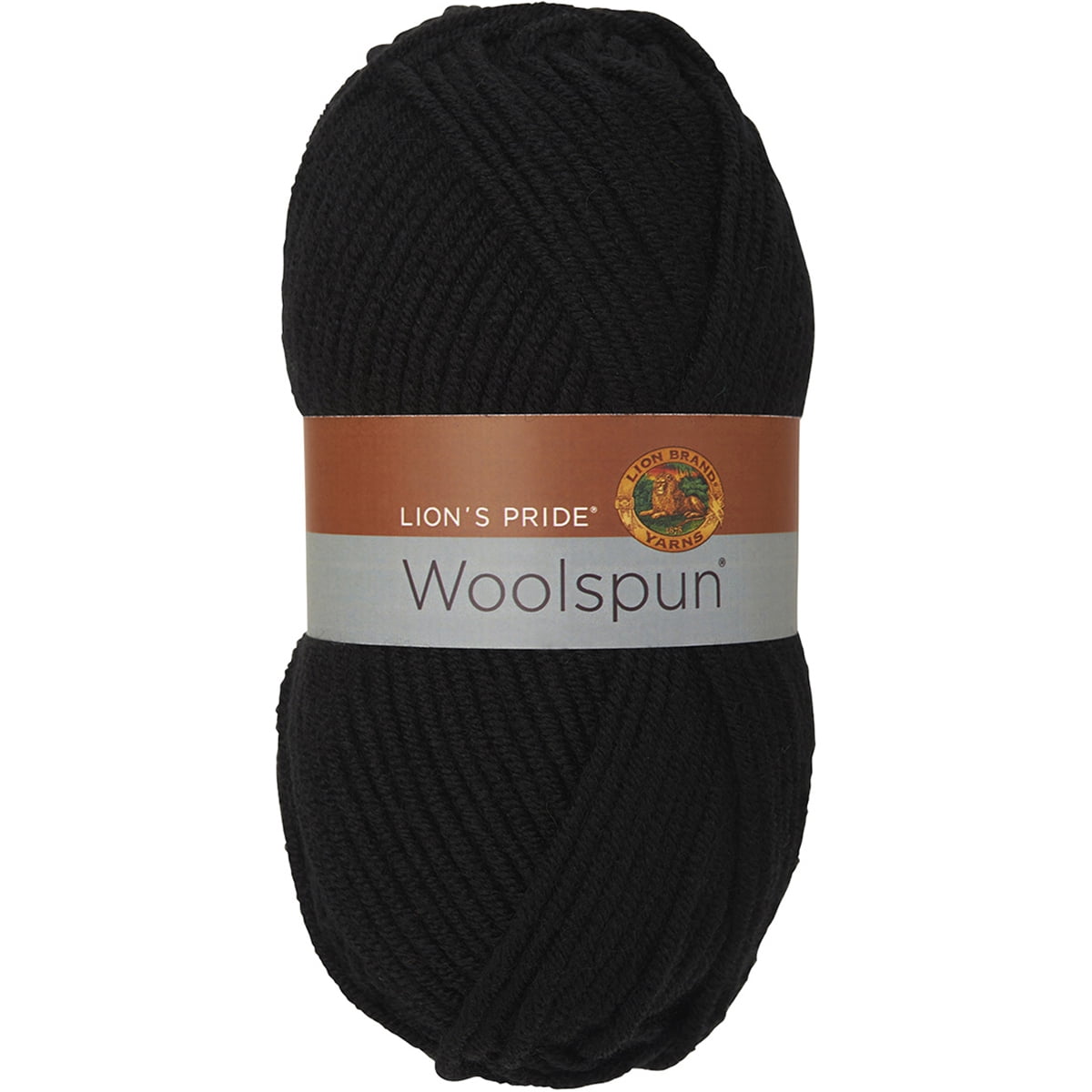 Lion's Pride Woolspun Yarn-Black - Walmart.com