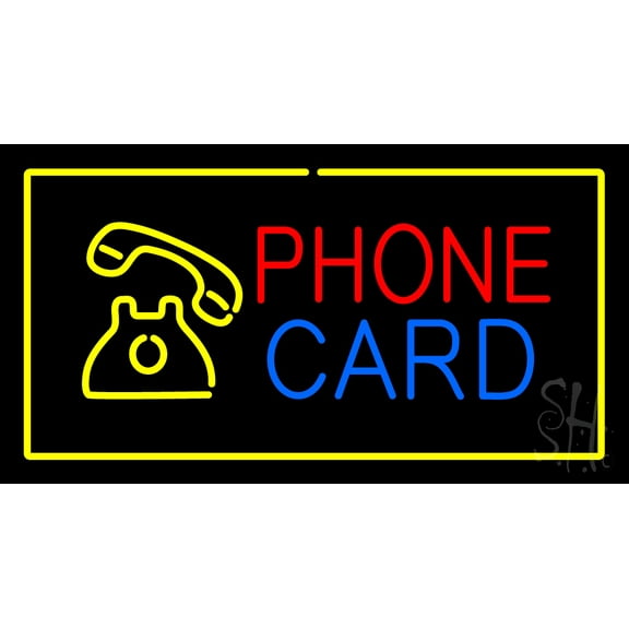 Color Copy Printing Red Border LED Neon Sign 13 x 24 - inches, Clear ...