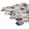 The Tile Life Honeycomb Greige 1.88x1.88 Glass Backsplash Wall Tile ...