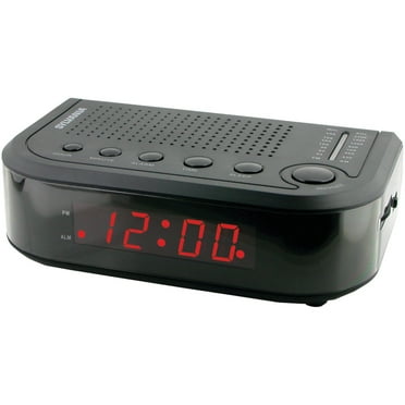 Nelsonic OPP LED Clock Radio with Digital Tuner - Walmart.com