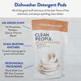 Clean People Dishwasher Pods, 120 Pack, Lemon Scent, Effective Cleaning ...
