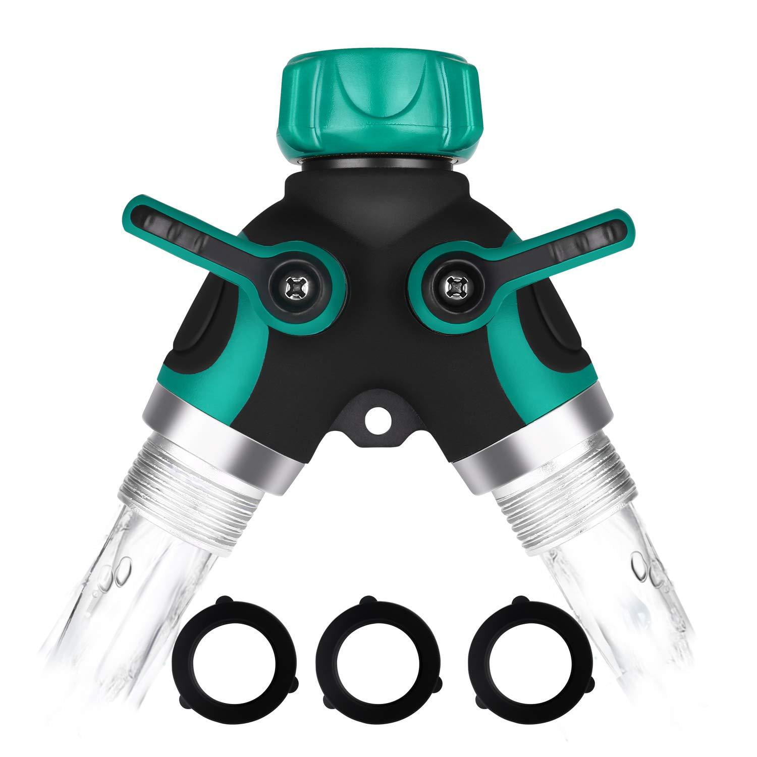 PHANY 2 Way Hose Splitter Garden 2 Way Hose Connector Water Taps 2 Way ...