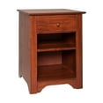 Renovators Supply End Tables Bedroom Cherry Stain Birch Shaker End Table Living Room - Walmart.com