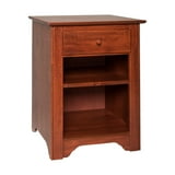 Renovators Supply End Tables Bedroom Cherry Stain Birch Shaker End Table Living Room - Walmart.com