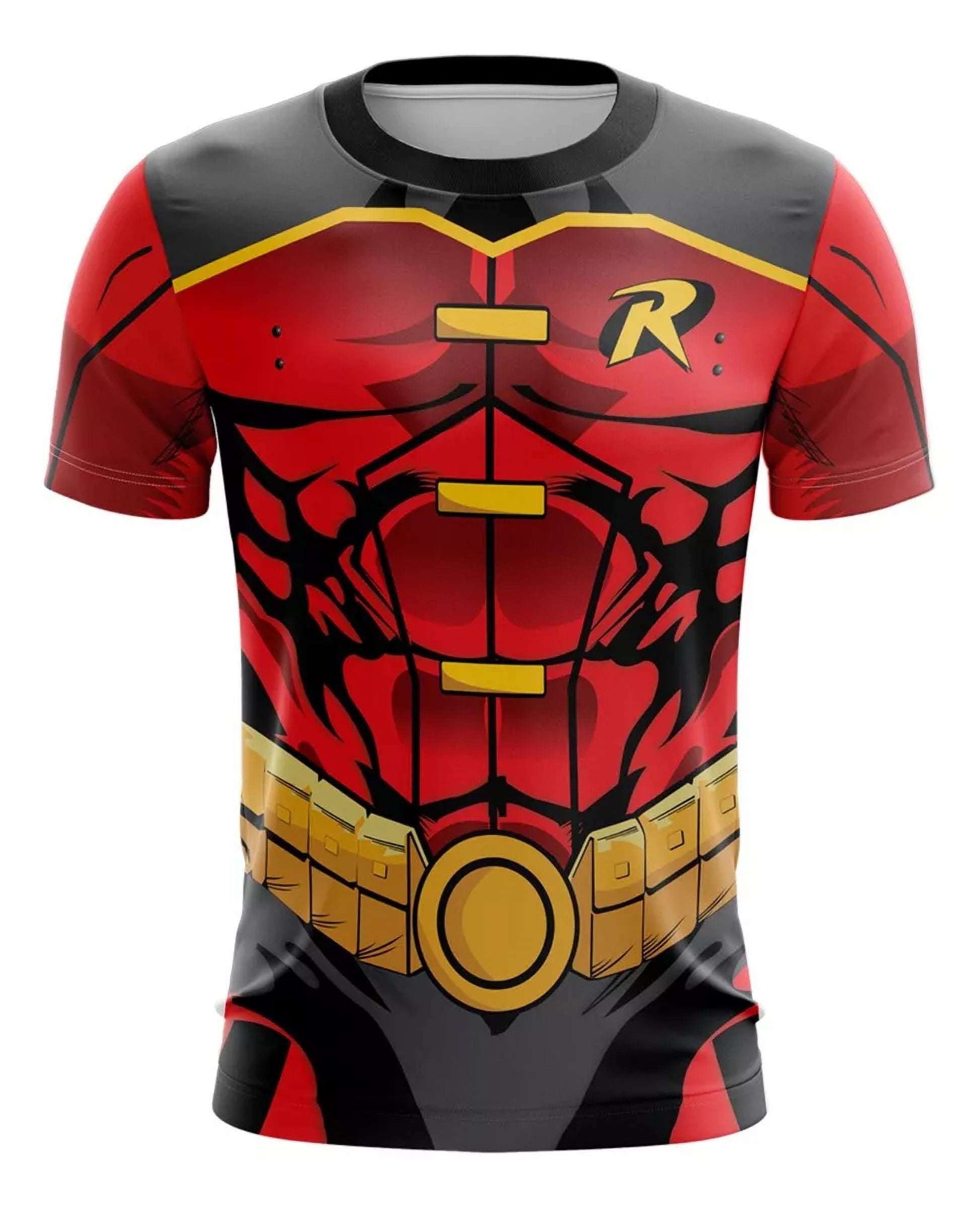 Playera Sublimada Robin Mangas Rojas | Walmart en línea