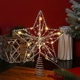 Byujiro Christmas Tree Topper Christmas Decoration Five Pointed Star ...