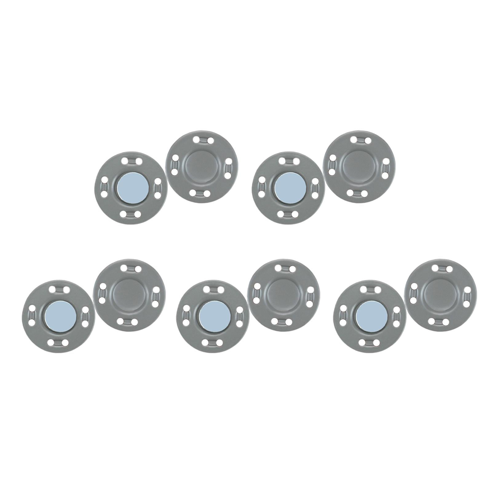 10Pairs 20mm Button Clasps Snaps Alloy Sewing Jean Jacket Closure for ...