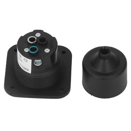 15A 125V Flange Power Inlet Set 2 Pole 3 Wire Flange Power Inlet Set ...