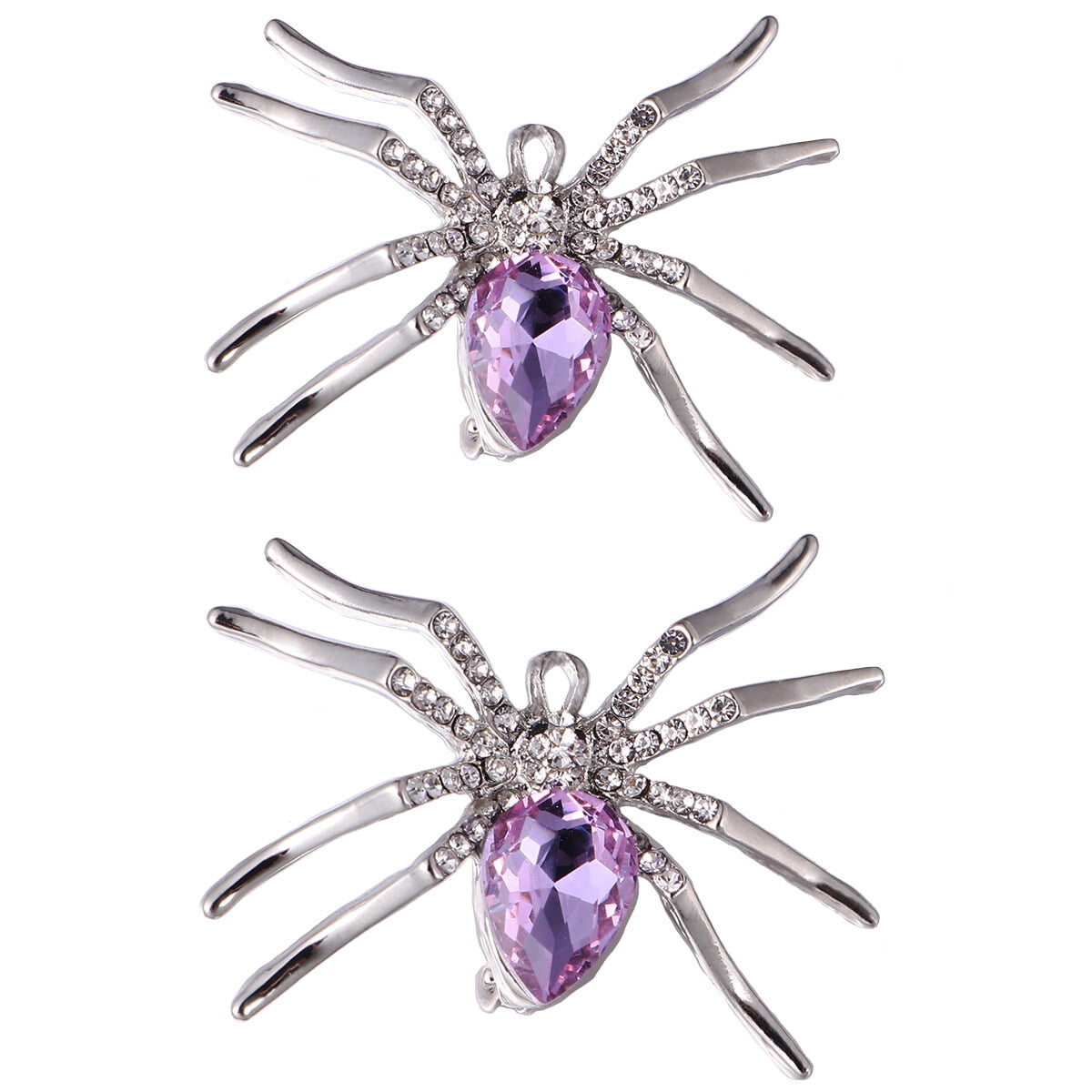 Click here for Winskyall Halloween Spider Brooch 2pcs Crystal Rhi... prices