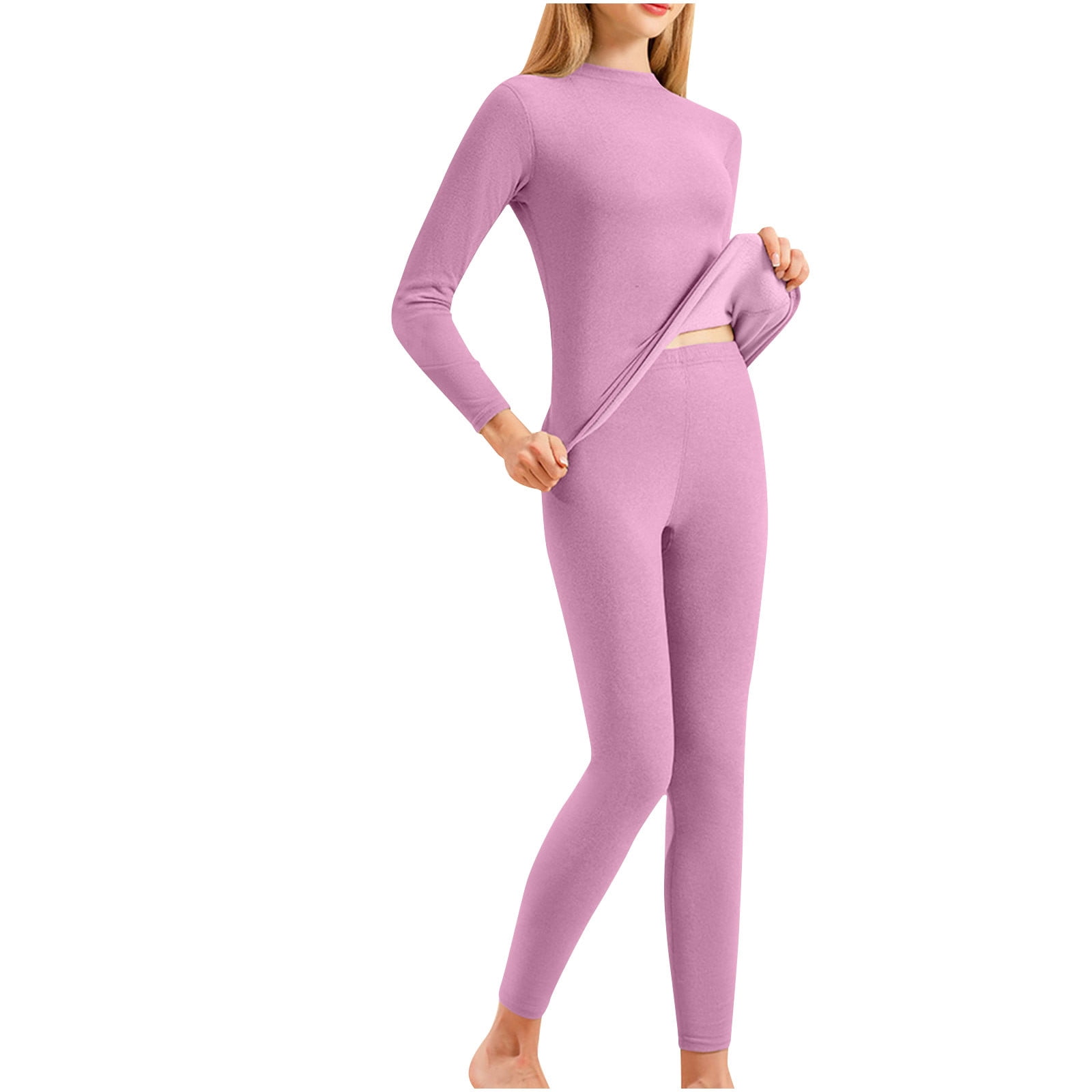 Click here for Wlynlyn Thermal Underwear Sets For Women Turtlenec... prices