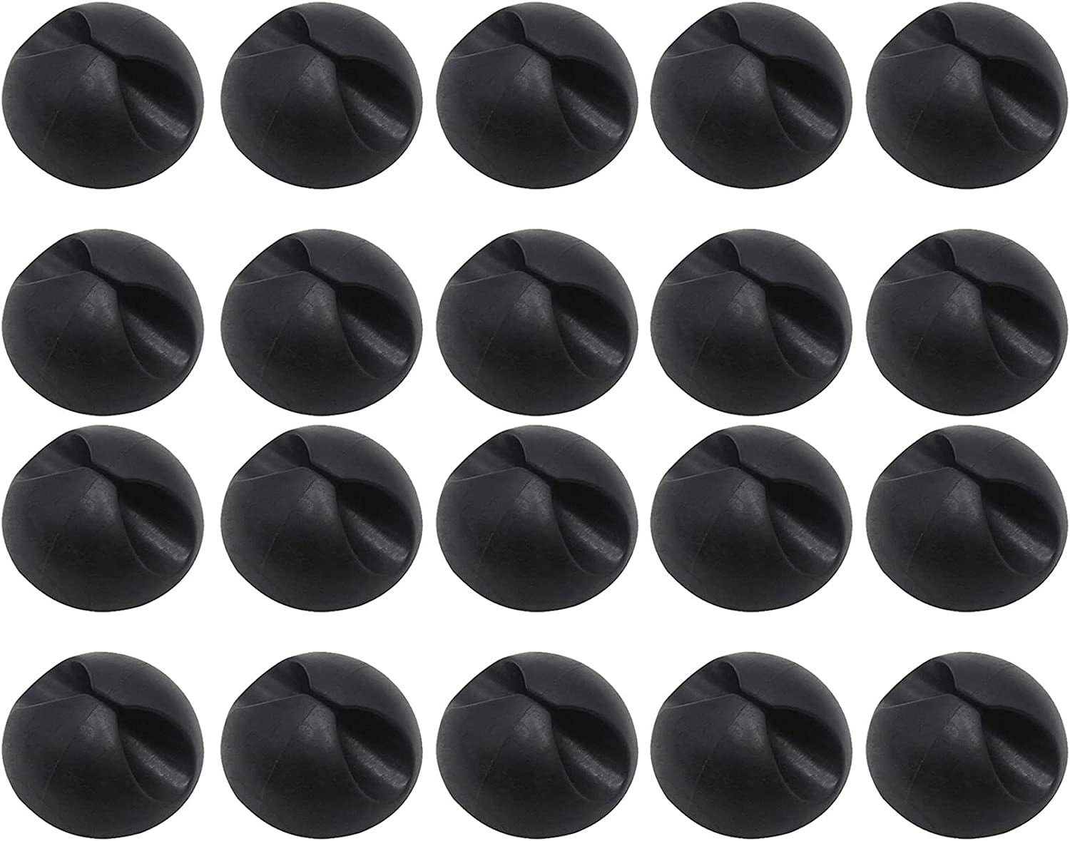20PCS Cable Holder Multipurpose Cord Management Self-Adhesive Desk Cord Clips Durable Cord ...