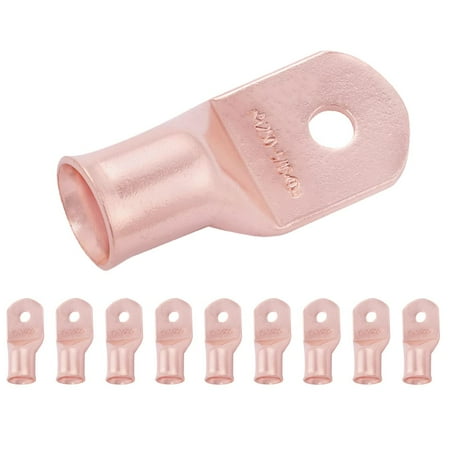 SELTERM 10pcs 250 McM - 516 Stud - Battery Lugs, Heavy Duty Wire Lugs ...