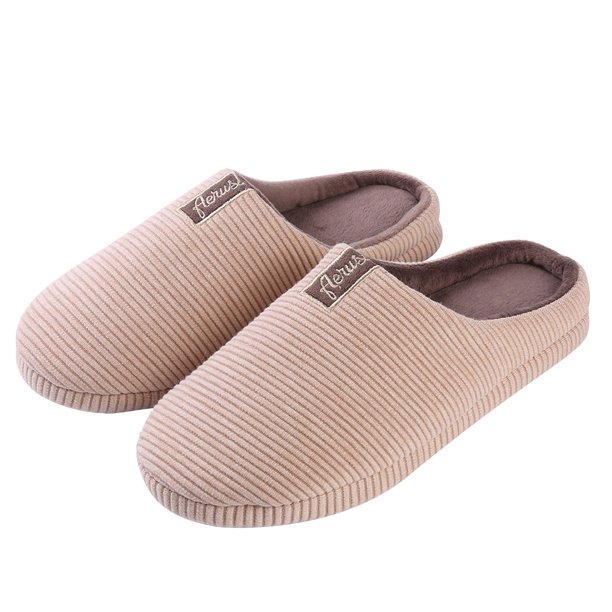 Women Cozy Classic Plush Slip On Memory Foam Bedroom Slipper - Walmart.com