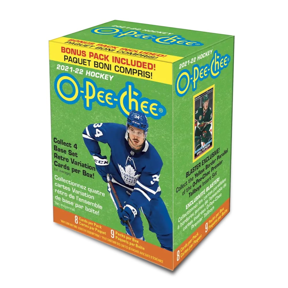 Click here for 2021-22 Upper Deck O-Pee-Chee Hockey Cards (Blaste... prices