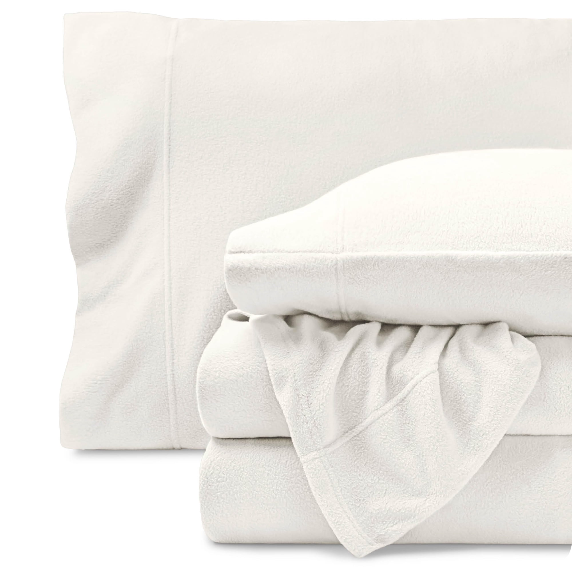 Click here for Bare Home Super Soft Fleece Sheet Set - Queen Size... prices