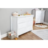 Sorelle Princeton Elite Double Dresser - White - Walmart.com