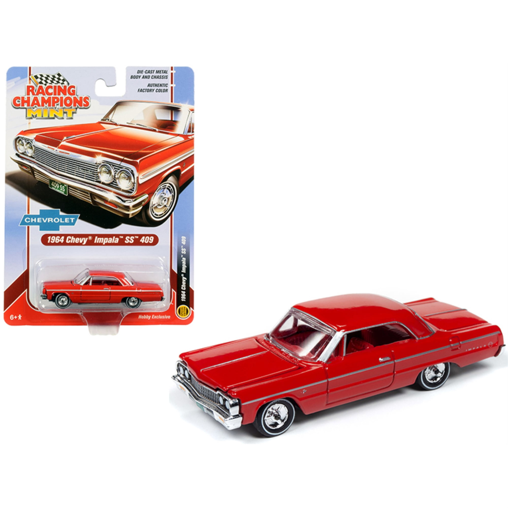 1964 Chevrolet Impala SS 409 Hardtop Riverside Red con interior rojo 1/ ...
