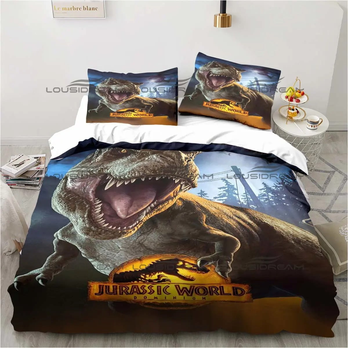 Click here for Yingd Jurassic Park Bedding Dinasours Twin Bedding... prices