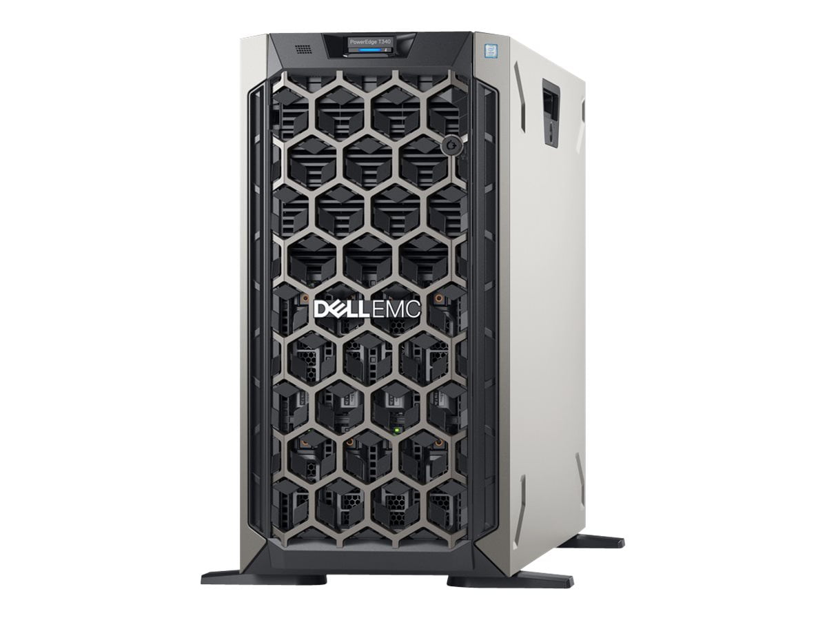Dell PowerEdge T340 - Server - tower - 1-way - 1 x Xeon E-2234 / 3.6 ...