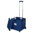 Office Depot Mobile Folding Cart With Lid, 16in.H x 18in.W x 15in.D ...