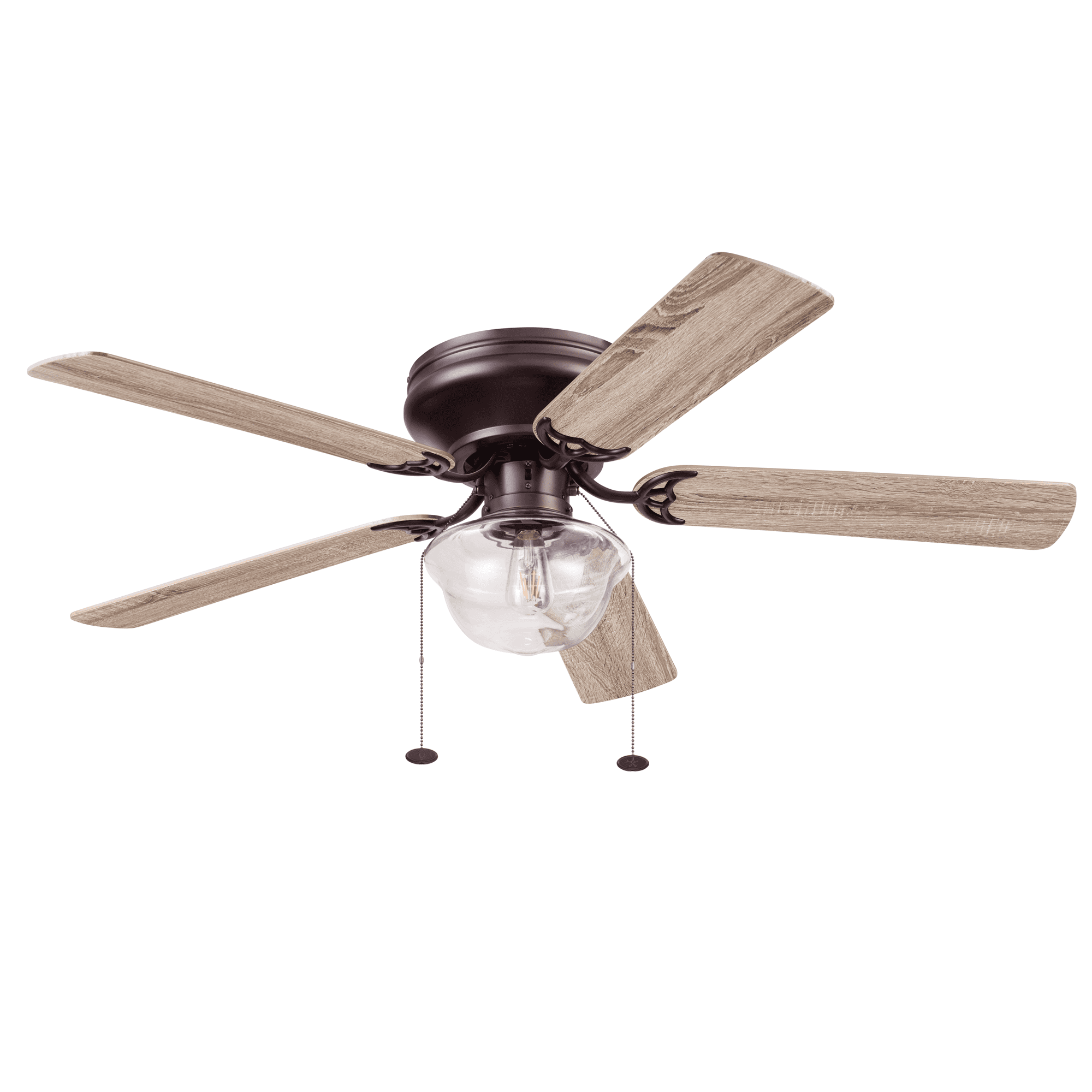 Better Homes & Gardens Wyndham 52" Bronze Ceiling Fan with Light, 5 ...