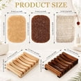 36 Pcs Soap Saver Set with Wooden Soap Holders Soap Bags and Drain Soap ...