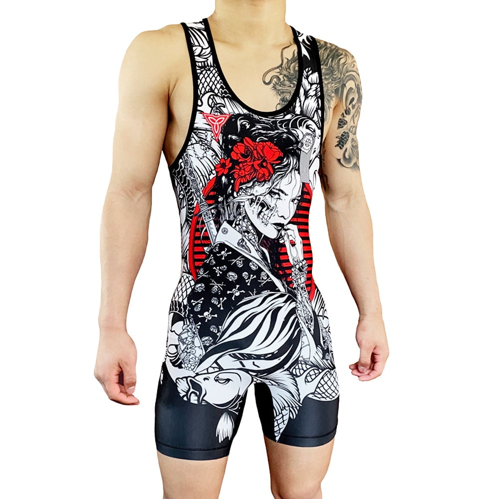 Skull Geisha Signature Singlet | Funk Fighter Technology - Walmart.com