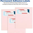 Avery 18160 Easy Peel Address Labels with Sure Feed Templates, 1 X 2-5/ ...