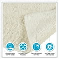 Beautyrest Plume Reversible Cotton Bathroom Rug, Ivory - 24x72 ...