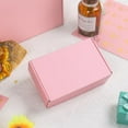 30 Pack 8x8x4 Inch Corrugated Shipping Boxes, Pink Shipping Mailing ...