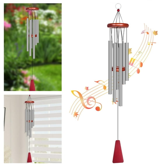 Deep Resonance Serenity Bell Large Wind Chimes for Outside Deep Tone ...
