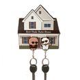 Kawaii Wall Key Holder Panda Bubu And Dudu Acrylic Keychain Hanger ...