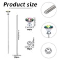 DIY Beaded Garden Stakes Making Kit Including Glass Jewelry Box Drawer ...