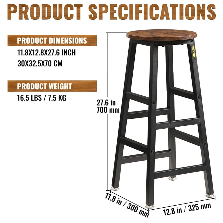 Bar Stool Dimensions In Mm