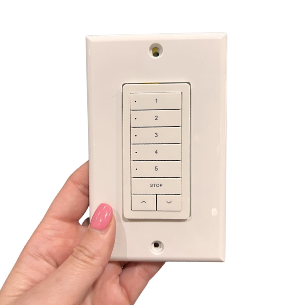 Buy Rollease Automate Five Channel Paradigm Flush Wall Switch or Remote ...