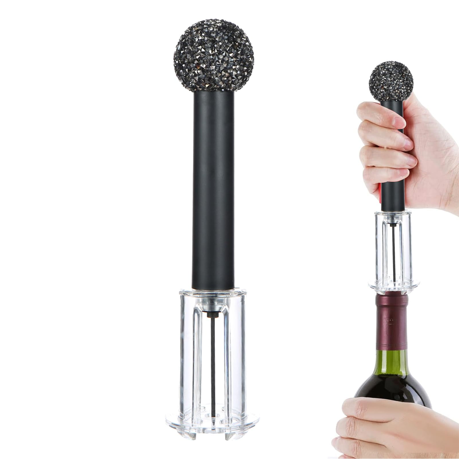 Cork Popper Abridor de vino eléctrico Bomba de aire fácil Presión ...