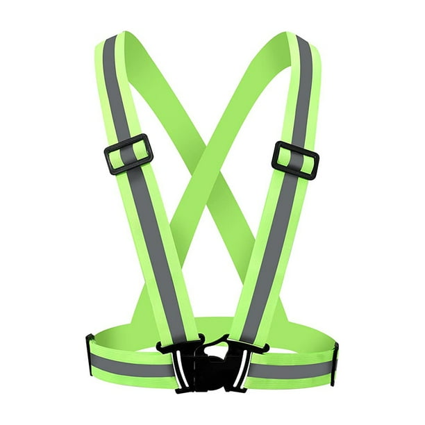 axGear Reflective Vest Adjustable Safety Running High Visibility Belt ...