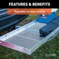 CURT 18100 60 x 20-Inch Aluminum Tray Hitch Cargo Carrier, 500 lbs ...
