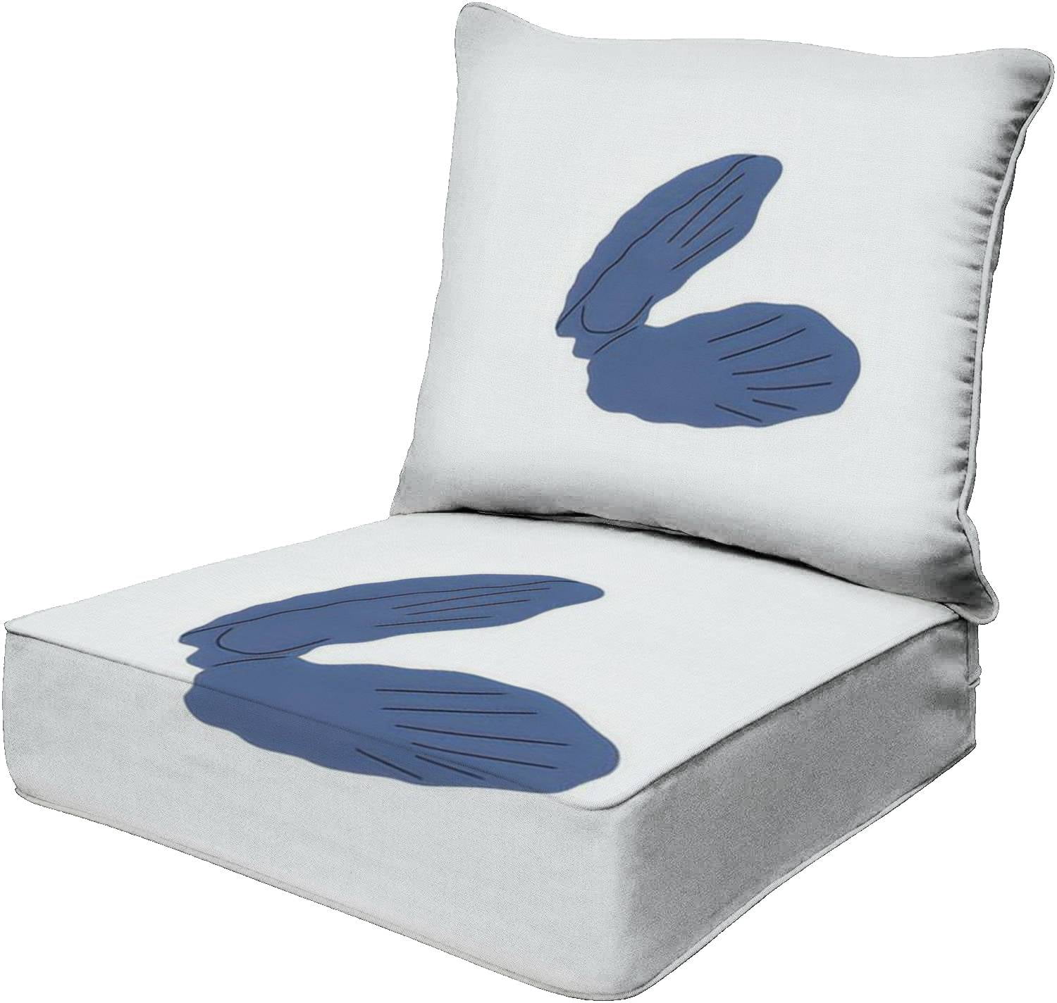 Hiufochk 25" x 25" Tropical underwater seashell drawn sea mollusk ...