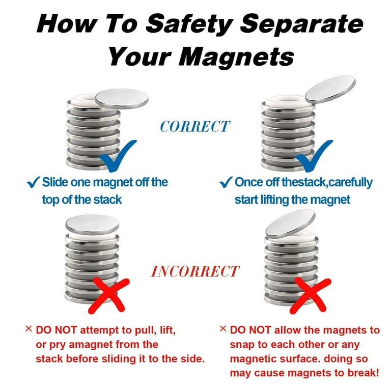 Super Strong Magnets With Adhesive