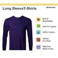 Billionhats Mens Long Sleeve Colorful T Shirts 100 Cotton Crew Neck