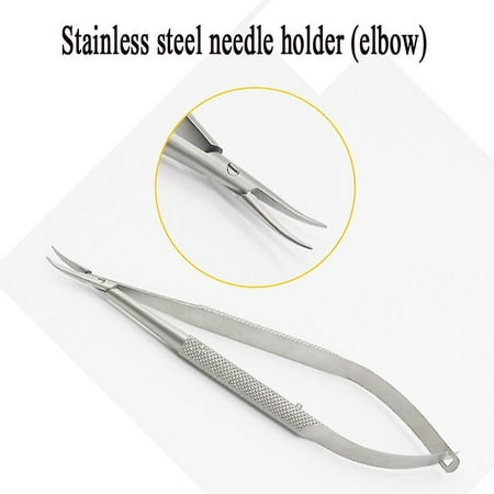 12.5cm Titanium Alloy Surgical Dental Needle Holders Ophthalmic ...