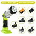 For Ryobi 18V Cordless LED Work Light Battery Handheld Flashlight ...