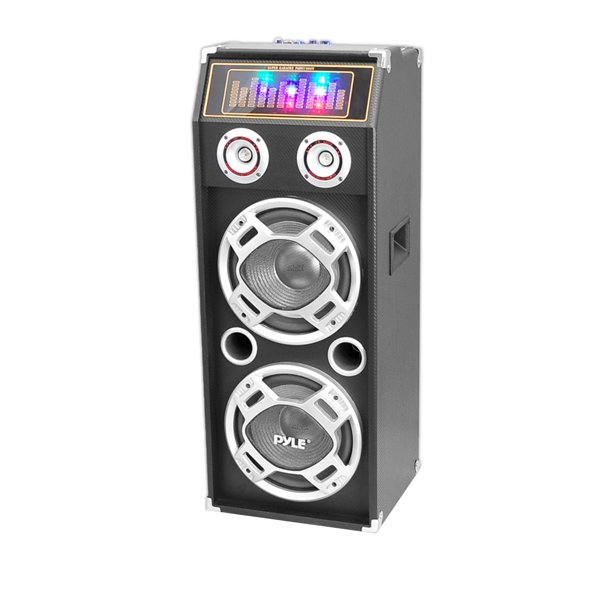 Pyle 1000 Watt Disco Jam 2-Way Passive DJ Speaker w/ Dual 10 ...