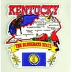 Kentucky State Map and Landmarks Collage Fridge Souvenir Collectible ...