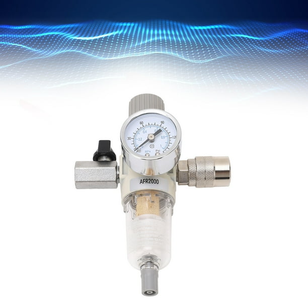 Air Filter Pressure Regulator 2 in 1 Compressed Air Water Separator ...