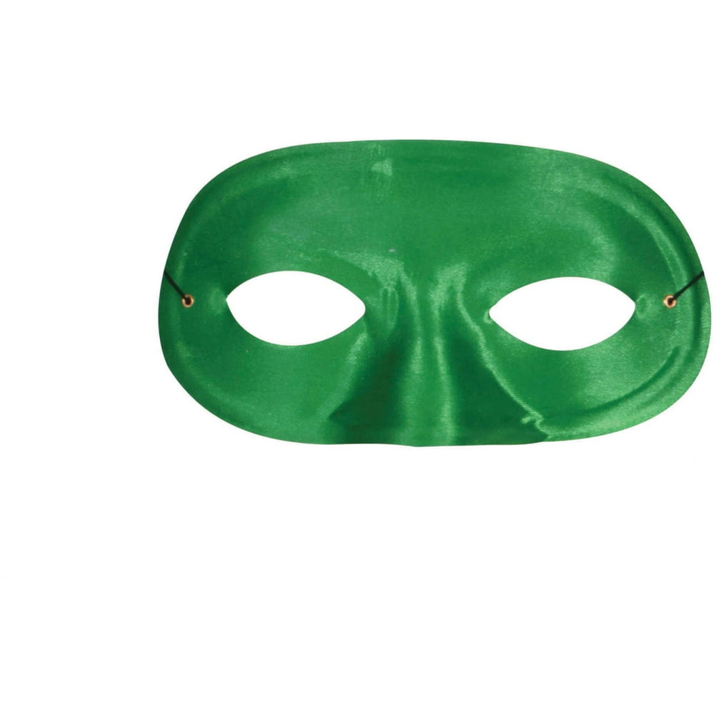 Green Half Domino Mask Adult Halloween Accessory - Walmart.com ...