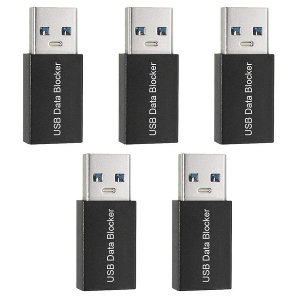 5Pcs USB Data Blocker,Charge-Only USB Blocker Adapter for Blocking Data ...