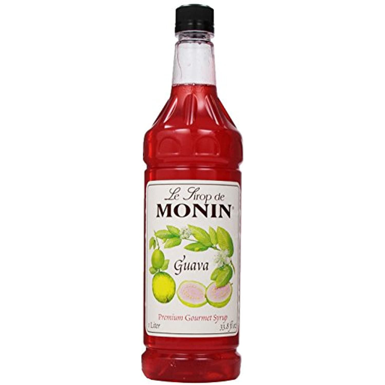 Monin Flavored Syrup, Guava, 33.8-Ounce Plastic Bottles (Pack Of 4 ...